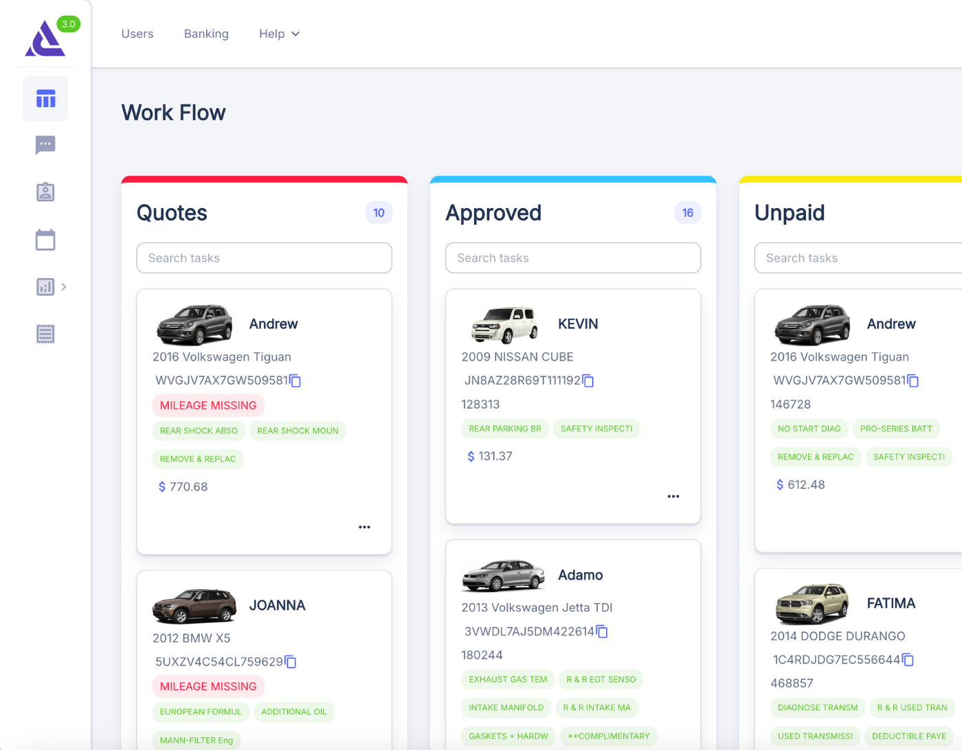 AutoClever.IO - Auto Repair Shop & Dealership Management System